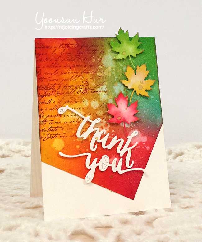 The Card Concept #19 – Colour Challenge | RejoicingCrafts