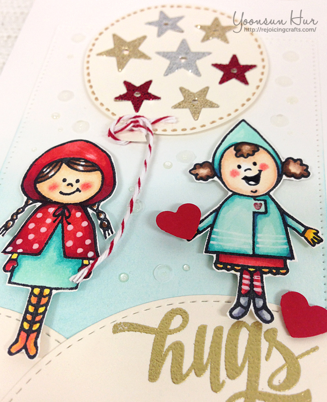 Hugs from two sweeties | RejoicingCrafts