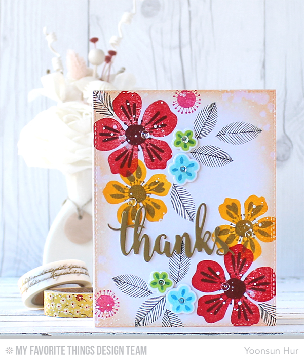 MFT MAY Card Kit – Flashy Florals | RejoicingCrafts