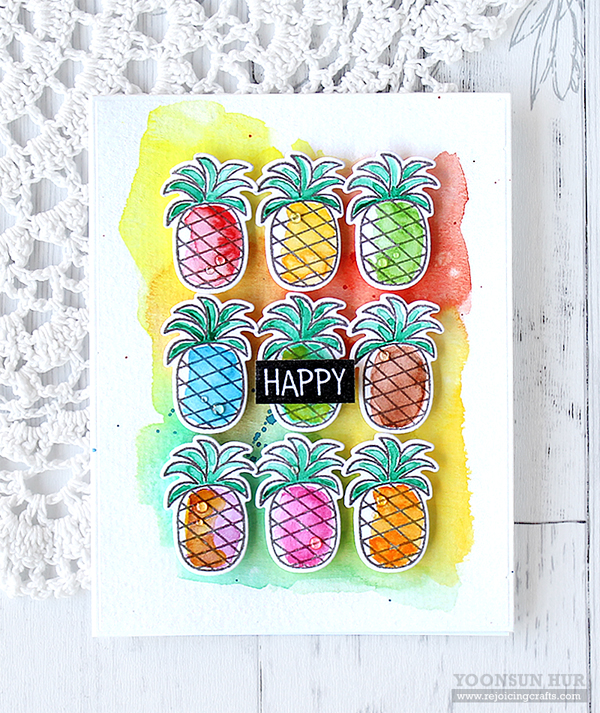 SSS Fun tropical pineapple | RejoicingCrafts