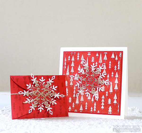 SSS Snowflake gift card envelopes | RejoicingCrafts