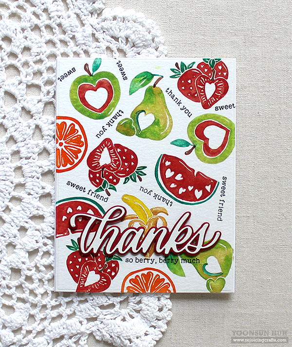SSS Fruity Thanks | RejoicingCrafts