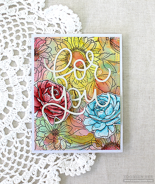 SSS Floral For You Card | RejoicingCrafts