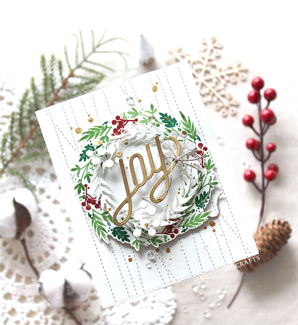 Winter Holiday Card – Joy | RejoicingCrafts
