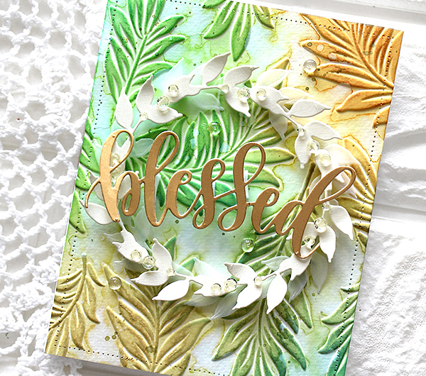 Leafy Blessed Cards | RejoicingCrafts