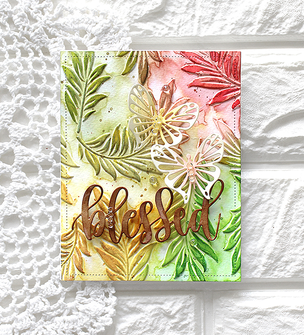 Leafy Blessed Cards | RejoicingCrafts