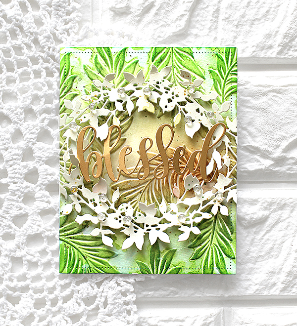 Leafy Blessed Cards | RejoicingCrafts