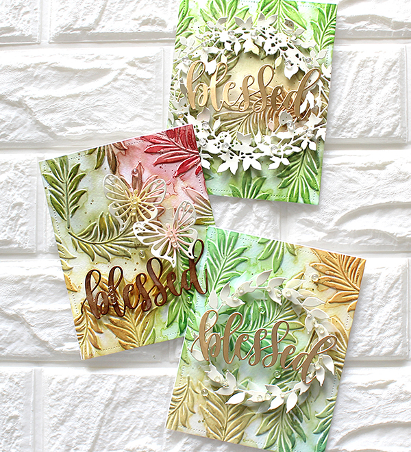 Leafy Blessed Cards | RejoicingCrafts